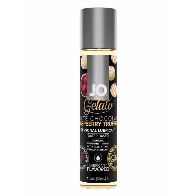 JO Gelato - White Chocolate Raspberry