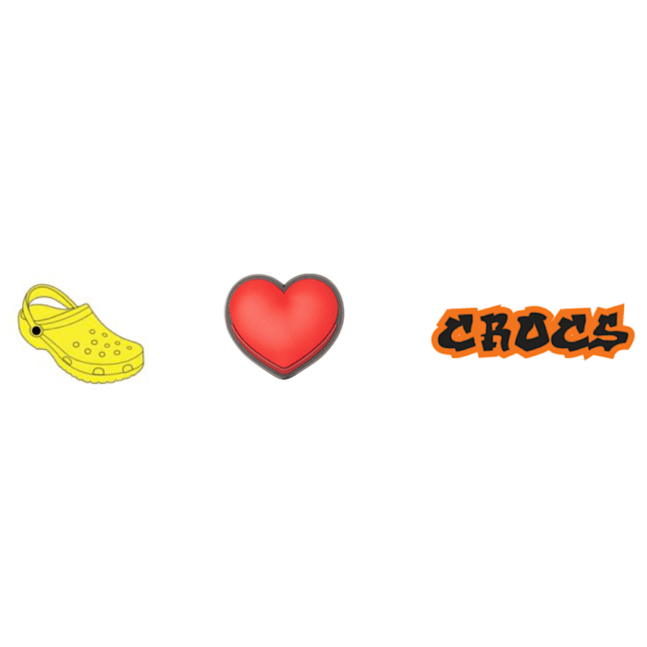 I Love Crocs 3 Pack