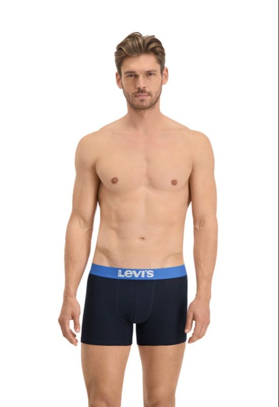 LEVIS MEN SOLID BASIC BOXER 2P