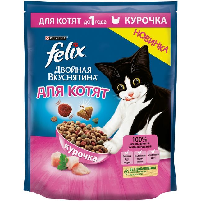 FELIX JNR Doubly Delicious Chkn 8x600gN1RU