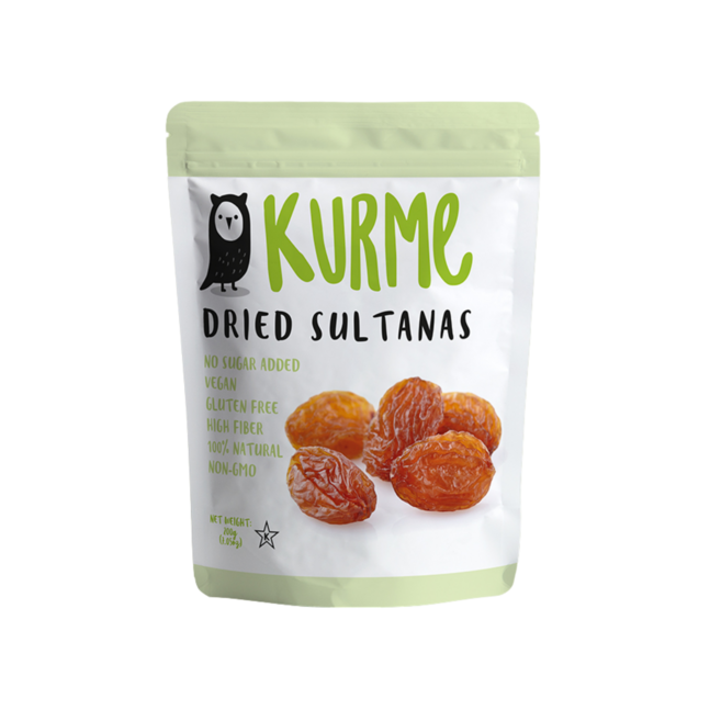 Kurme зөөлөн хатаасан үзэм 400гр ууттай