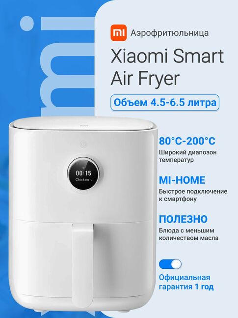 Умный аэрогриль Xiaomi Smart Air Fryer