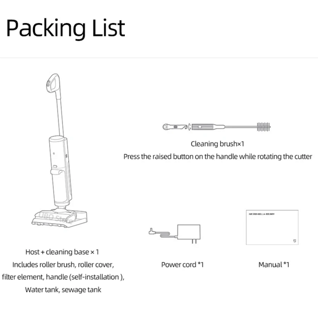 Xiaomi Wireless Floor Washing Machine 2C Wet and Dry Vacuum Cleaner C305