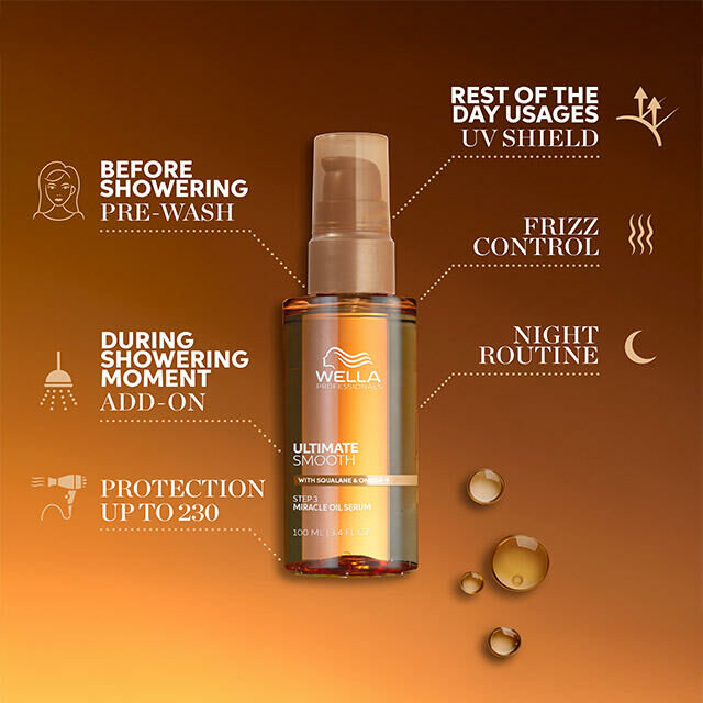 WELLA ULTIMATE SMOOTH OIL SERUM 3 ML