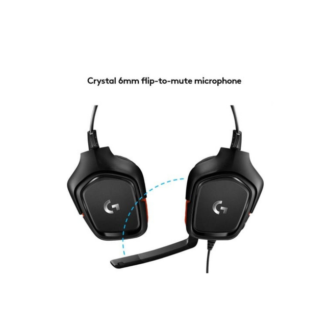 Logitech G331 7.1 Stereo Wired Gaming Headset Black